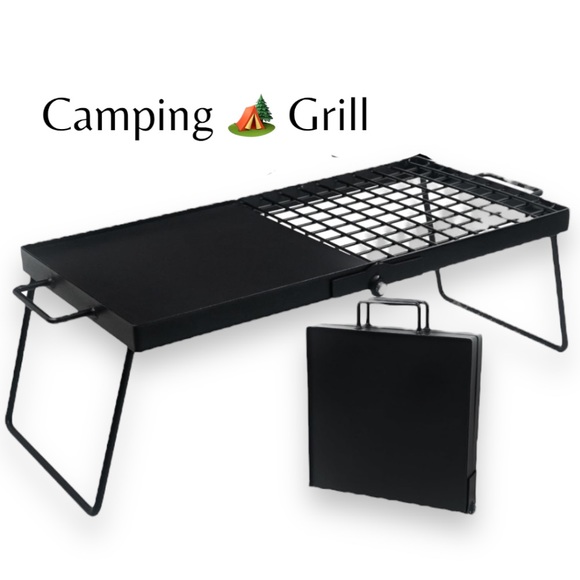 Other | Heavy Duty 24 Folding Campfire Grill Camp Fire Grill With Folding Grill Design | Poshmark
